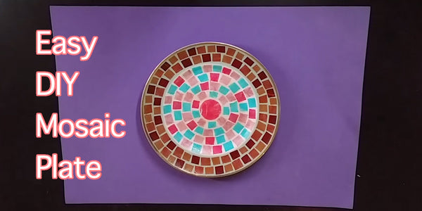 How to Make a Mosaic Plate in 5 Steps? – Blujellyfish